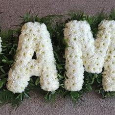 GRAMPS in White - Funeral Flowers Dersingham, Norfolk